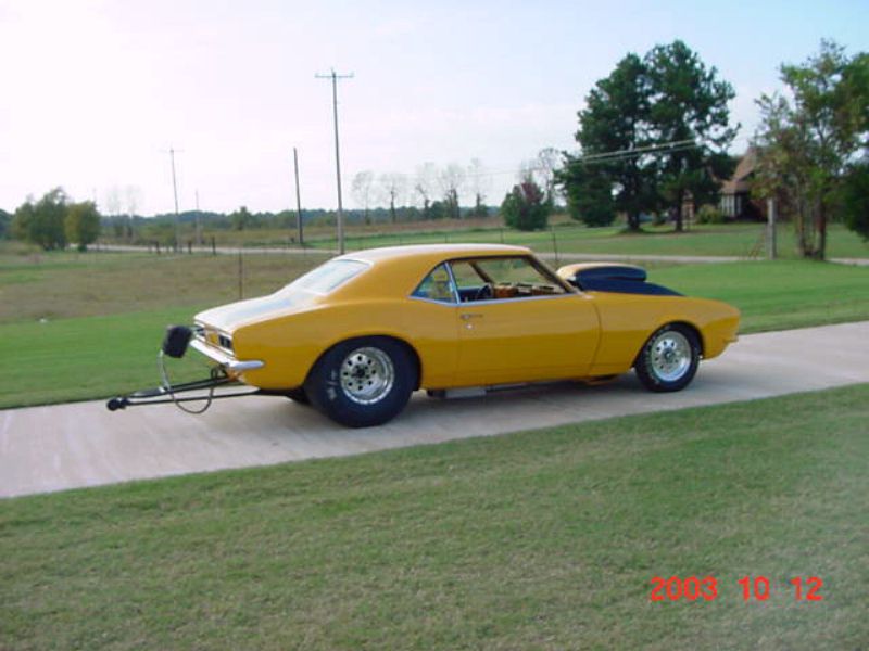 Red 1968 Camaro Drag Cars